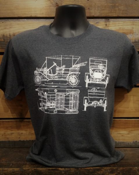 Model T Blue Print Shirt | Ford Piquette Avenue Plant