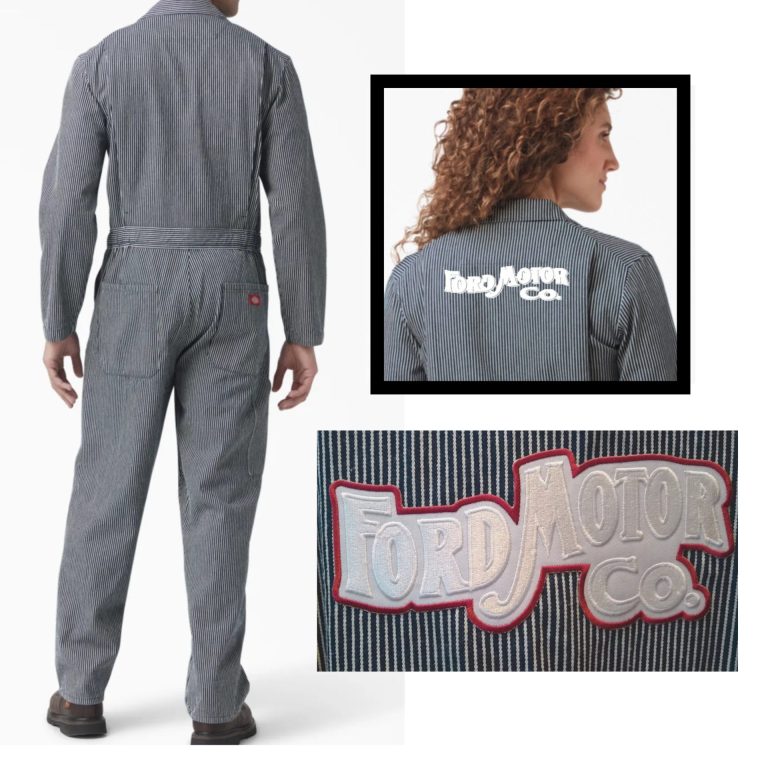 Striped Coveralls | Ford Piquette Avenue Plant